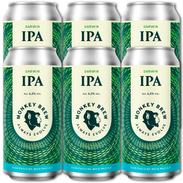 Monkey Brew - Darwin IPA - American IPA (6-Pack)