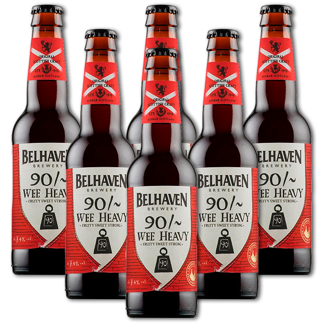 Belhaven - 90/~ Wee Heavy - Scottish Ale (6-Pack)