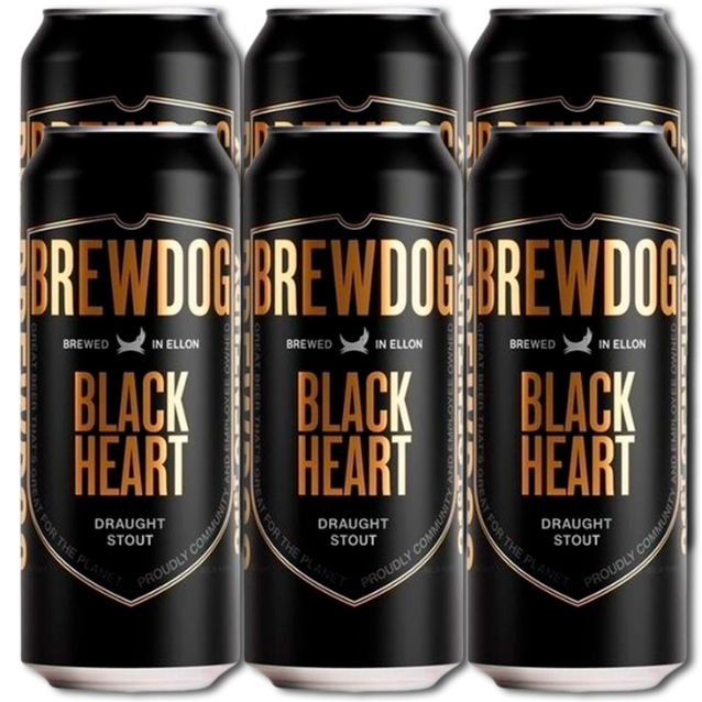 Brewdog - Black Heart - Irish Dry Stout (6-pack)