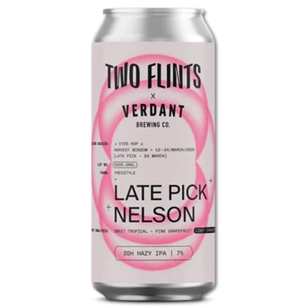Two Flints x Verdant - Late Pick: Nelson - 7%New England IPA